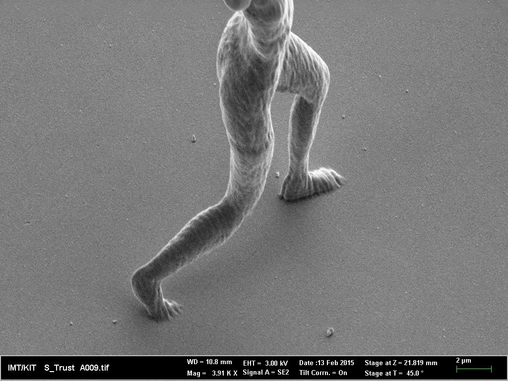 Trust Nano Sculpture - the world's smallest human form — Art of Jonty ...