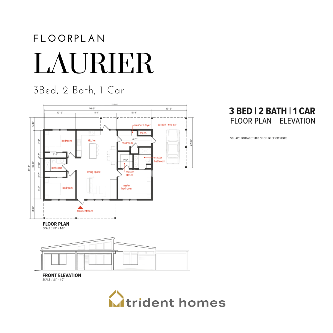3 Bedroom, 3D Printed Home in Kansas — Trident 3D Homes
