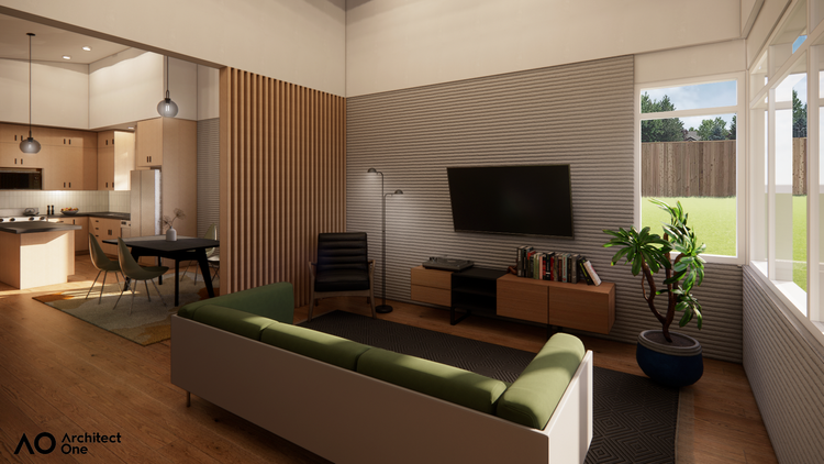 Interior Renderings of Trident 3D Printed Homes — Trident 3D Homes