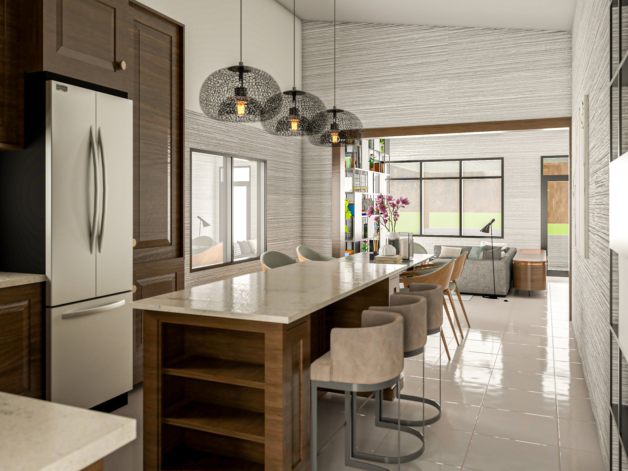 Interior Renderings of Trident 3D Printed Homes — Trident 3D Homes