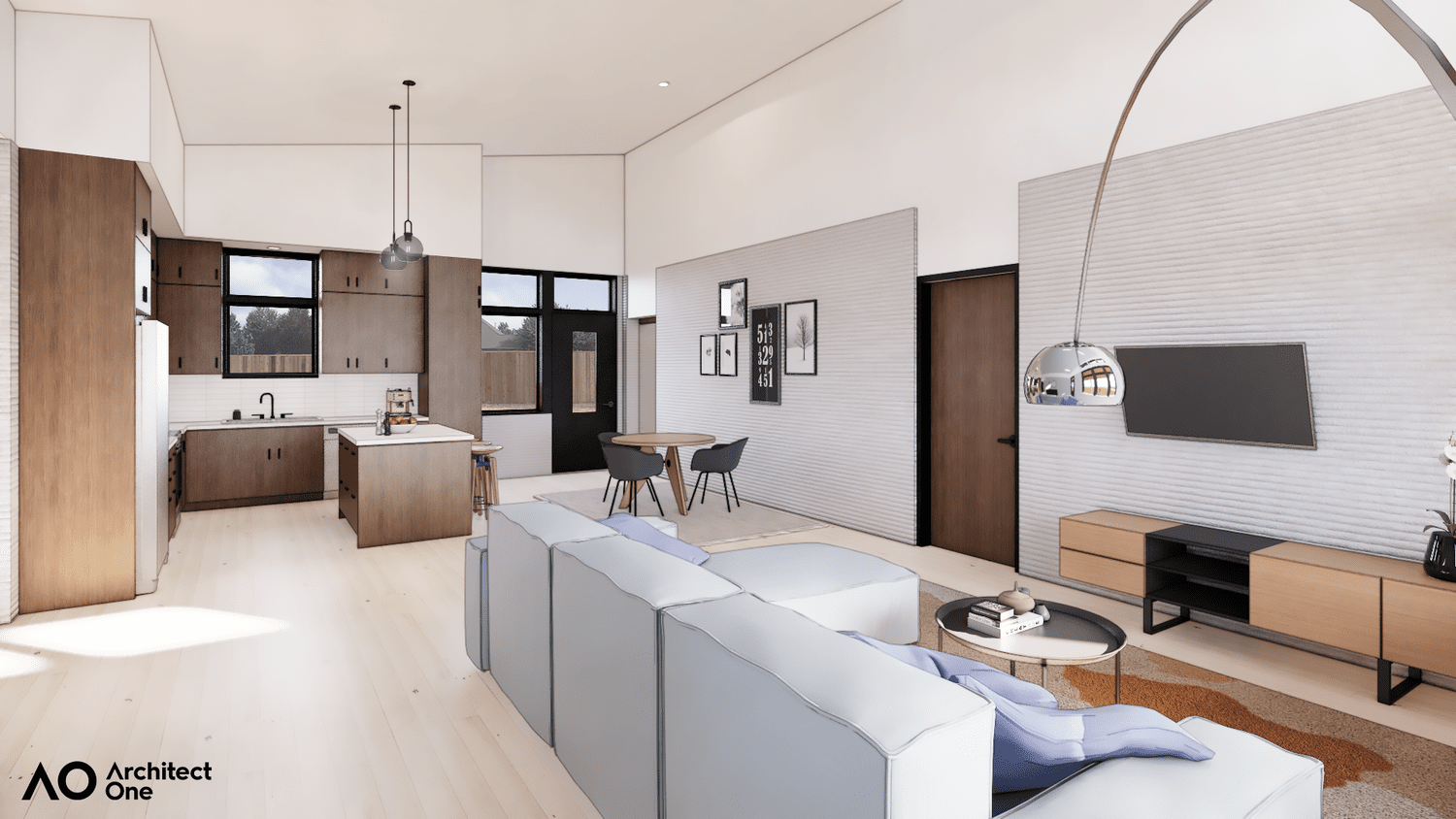 Interior Renderings of Trident 3D Printed Homes — Trident 3D Homes