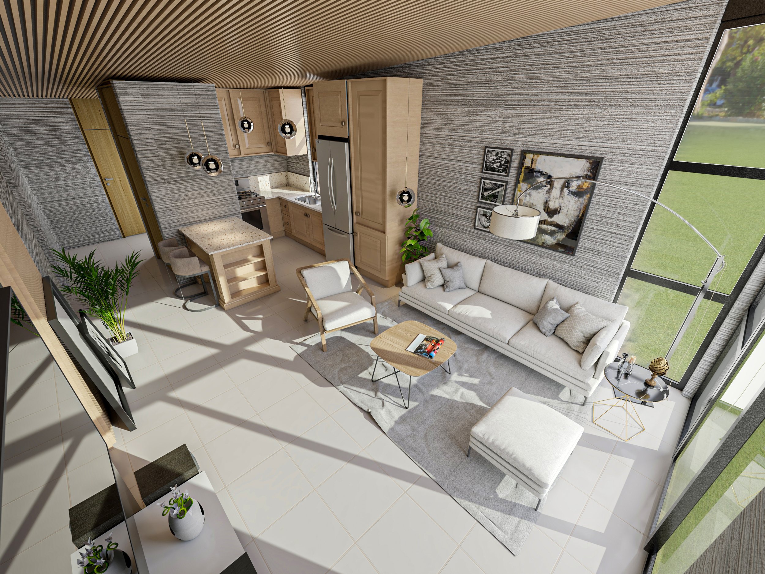 Interior Renderings of Trident 3D Printed Homes — Trident 3D Homes
