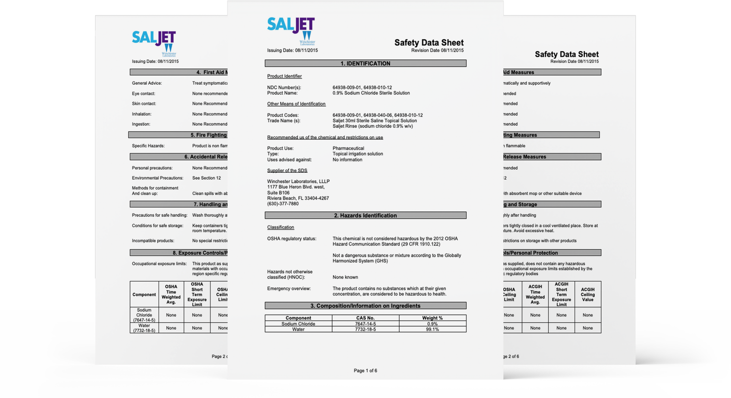 SDS Safety Sheet | Learn More Today — SalJet