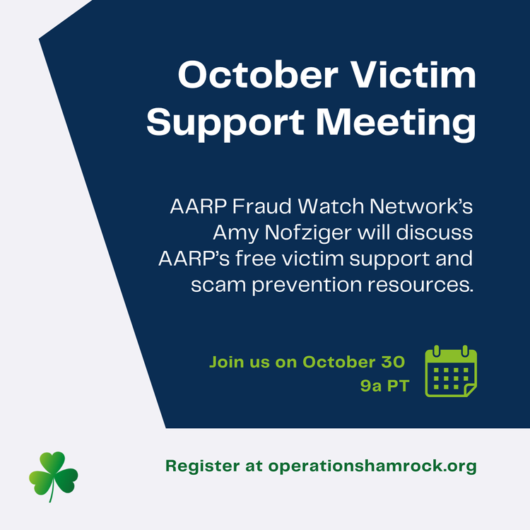 October Victim Support Forum — Operation Shamrock | Educate - Mobilize ...