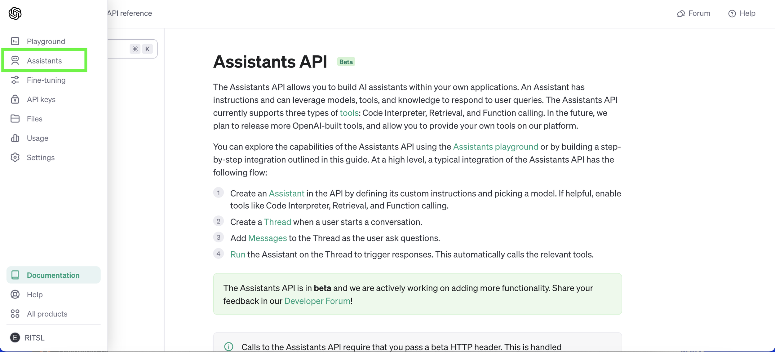 OpenAI assistants + Chat UI + Heroku deploy — RITSL - conseil en ...