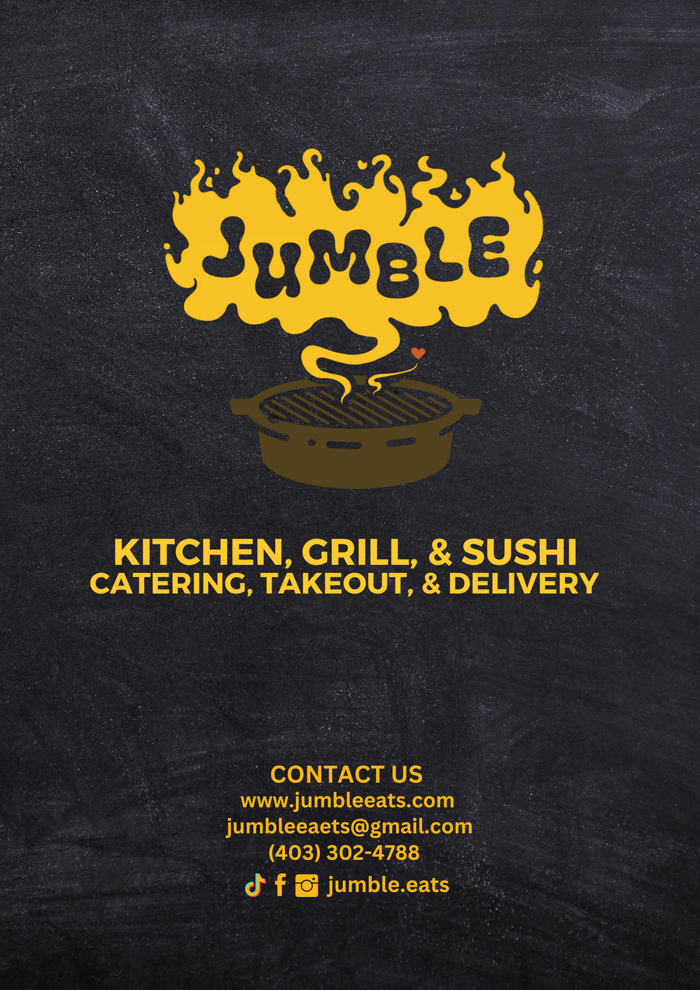 Menu — Jumble Eats