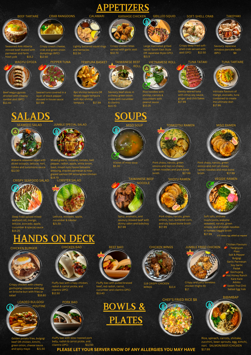 Menu — Jumble Eats