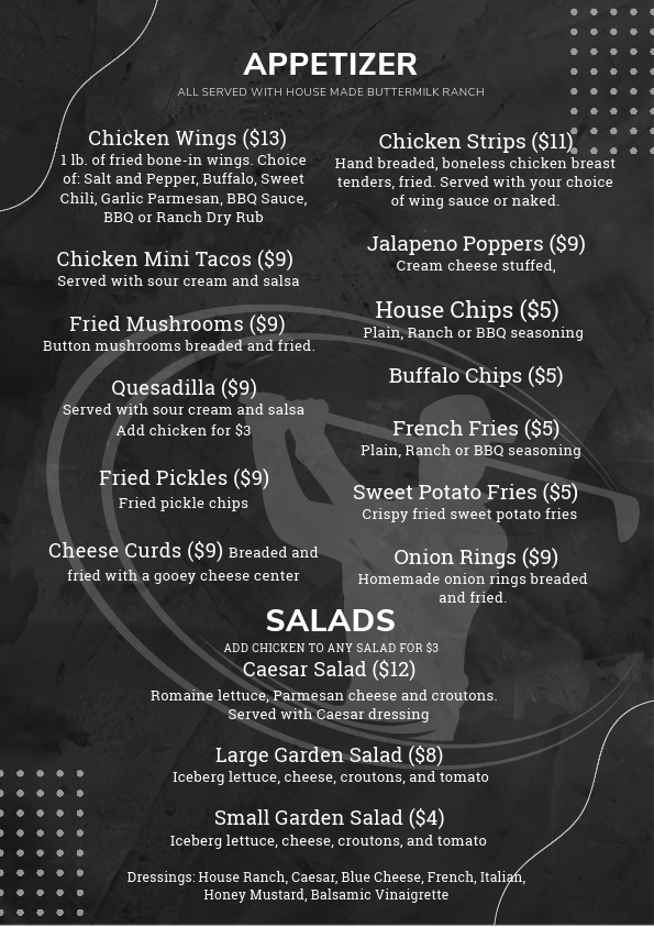 Menu — Greenville Country Club