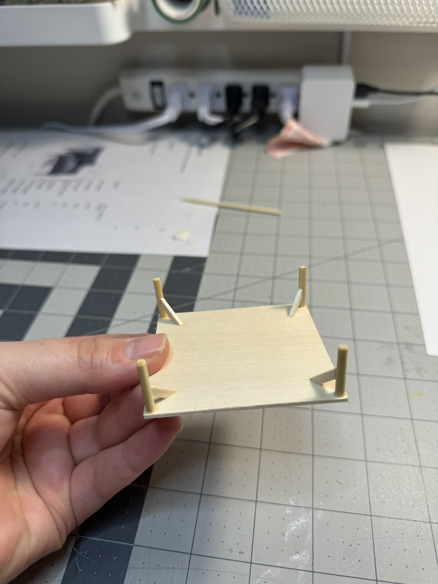 Upholstered Dollhouse Chair Tutorial + Matching Ottoman — Martin Goes Mini