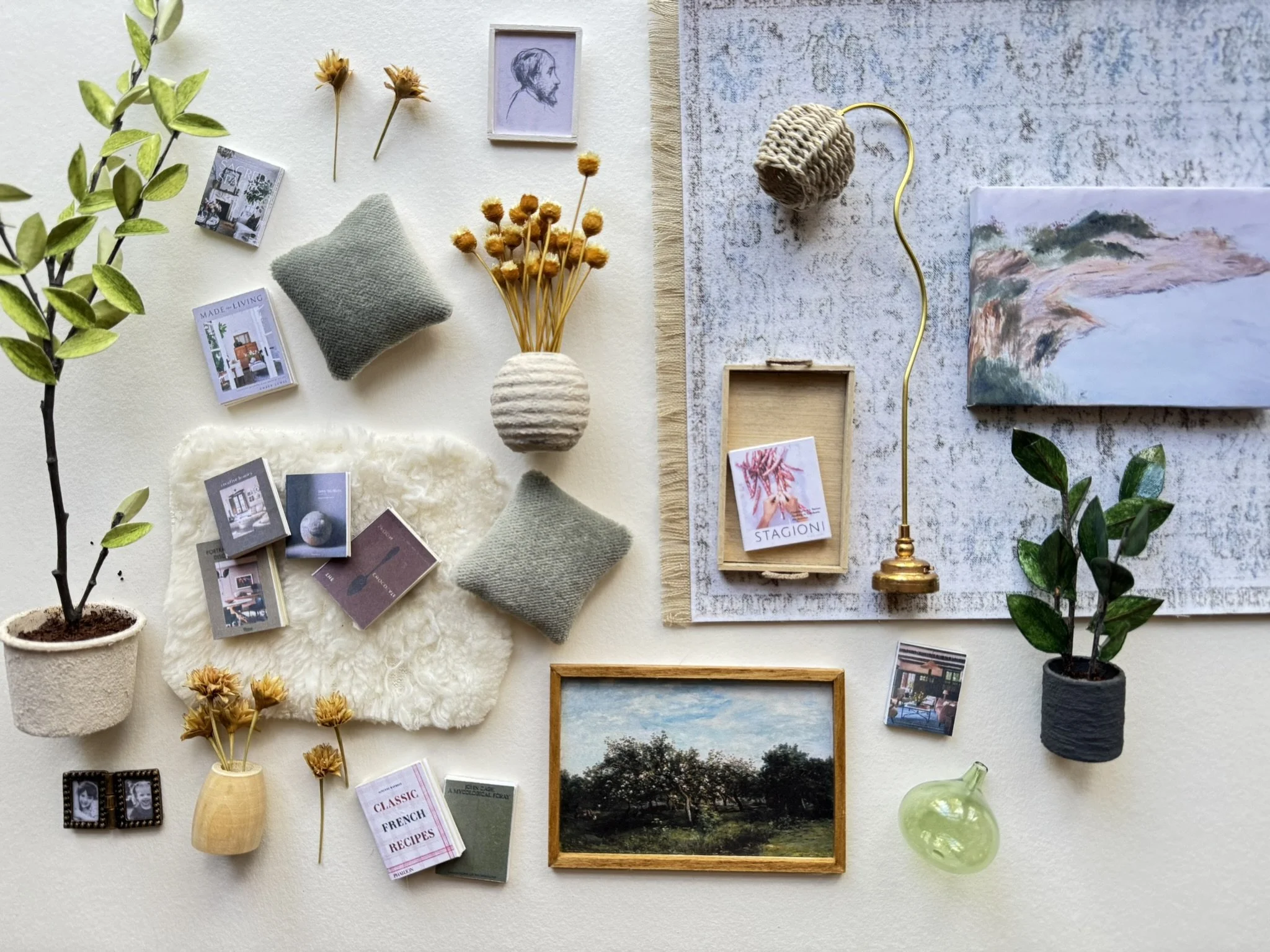 DIY Dollhouse Living Room Decor — Martin Goes Mini