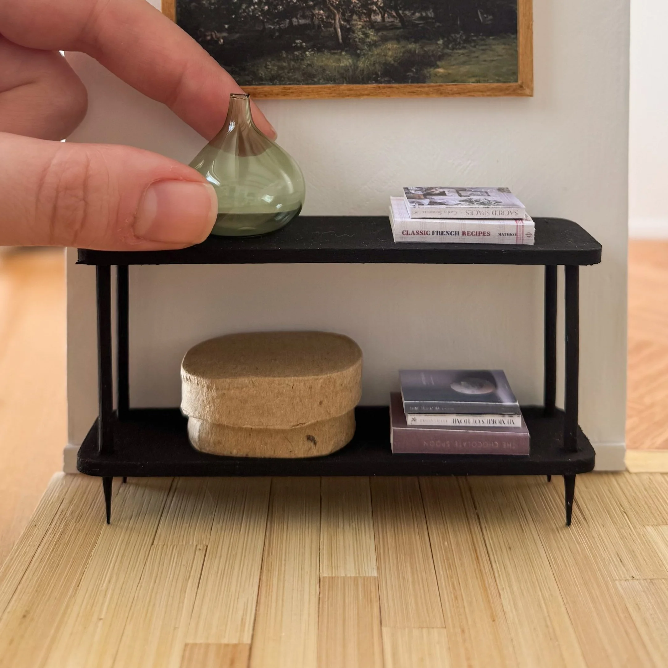 Dollhouse DIY Modern Console Table — Martin Goes Mini