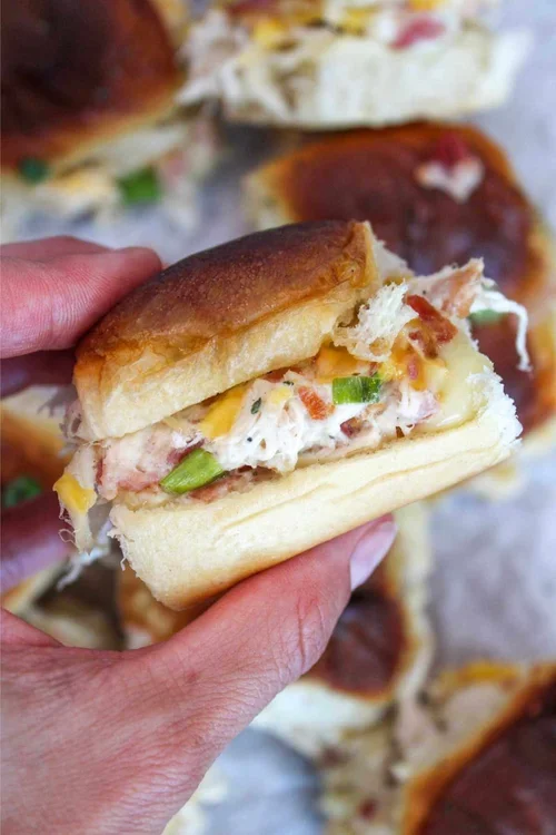 Chicken Bacon Ranch Sliders Recipe — Lauren Twigge Nutrition