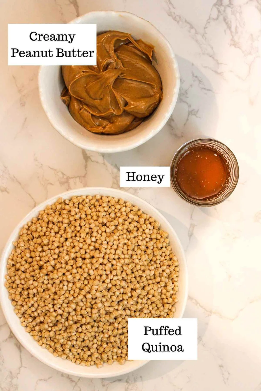 Peanut Butter and Honey Popped Quinoa Bars — Lauren Twigge Nutrition