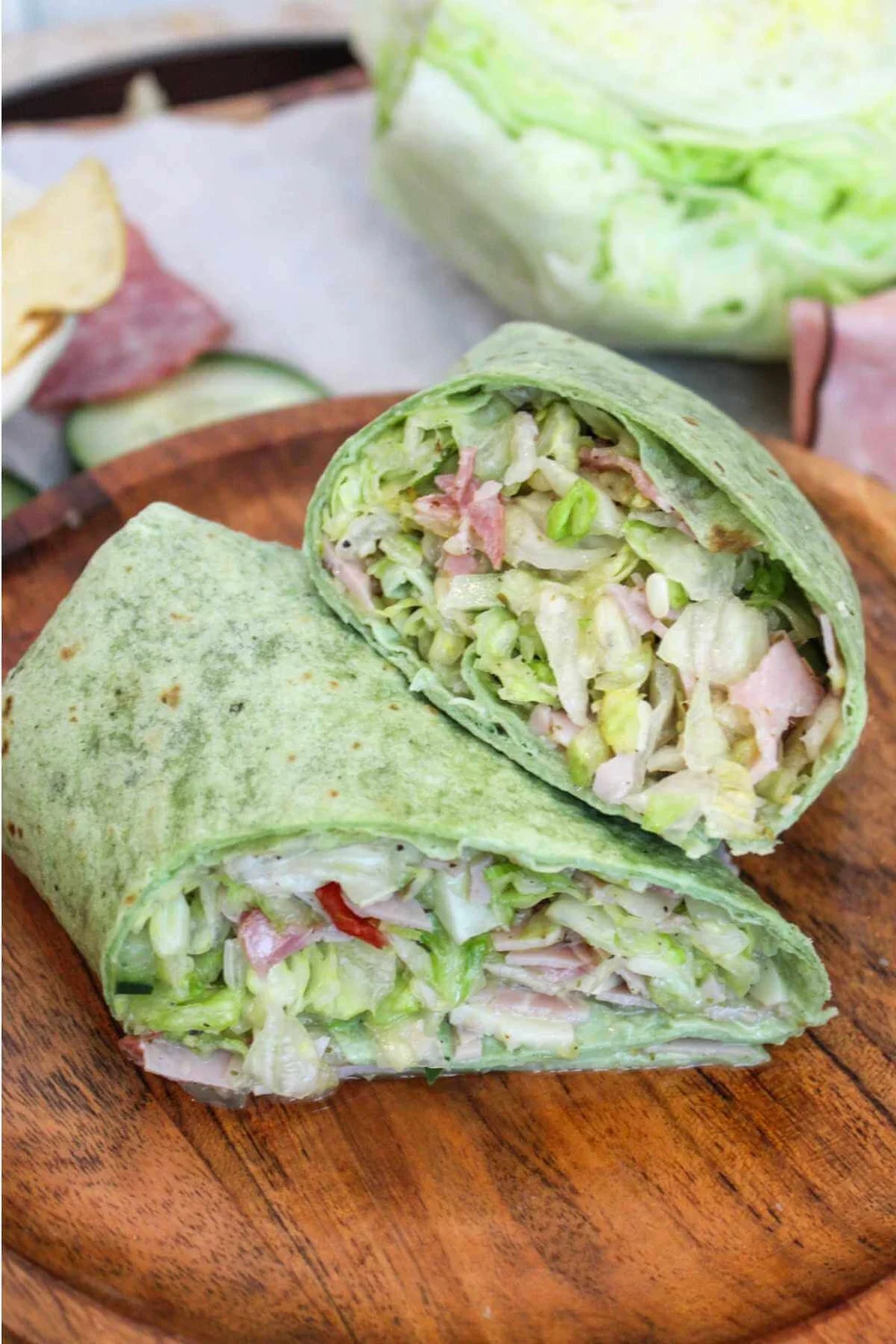 Grinder Salad Wrap — Lauren Twigge Nutrition