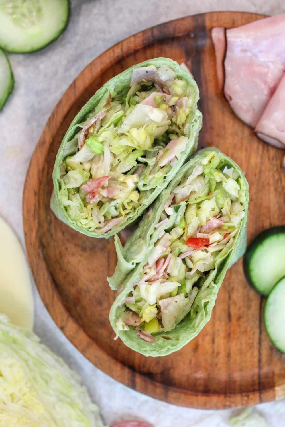 Grinder Salad Wrap — Lauren Twigge Nutrition