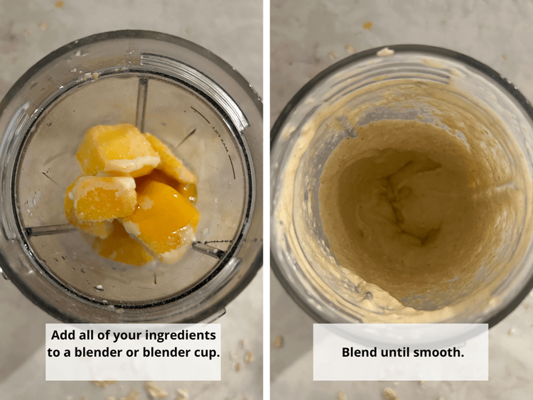 Blended Mango Overnight Oats — Lauren Twigge Nutrition