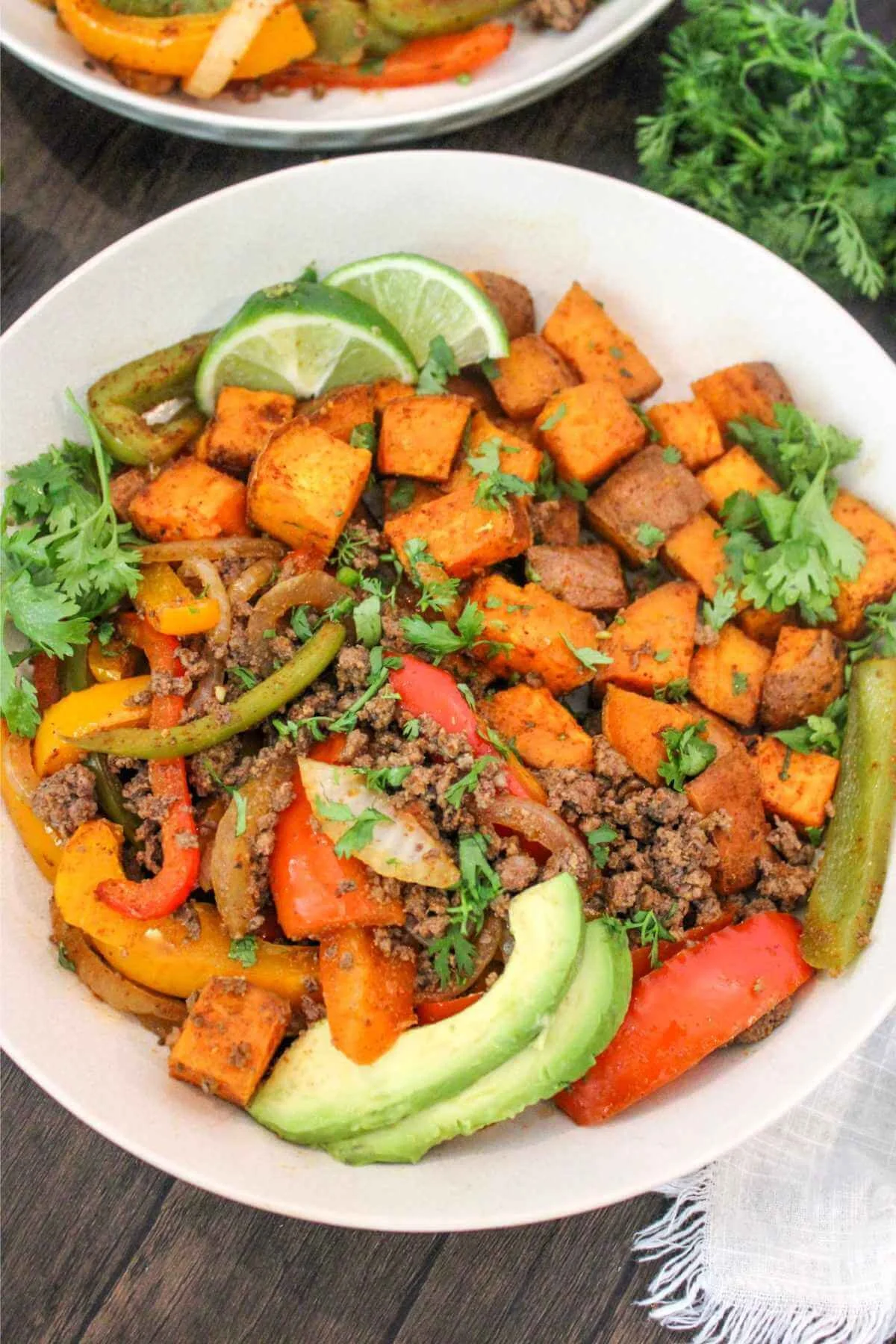 Ground Beef and Sweet Potato Fajita Bowls — Lauren Twigge Nutrition