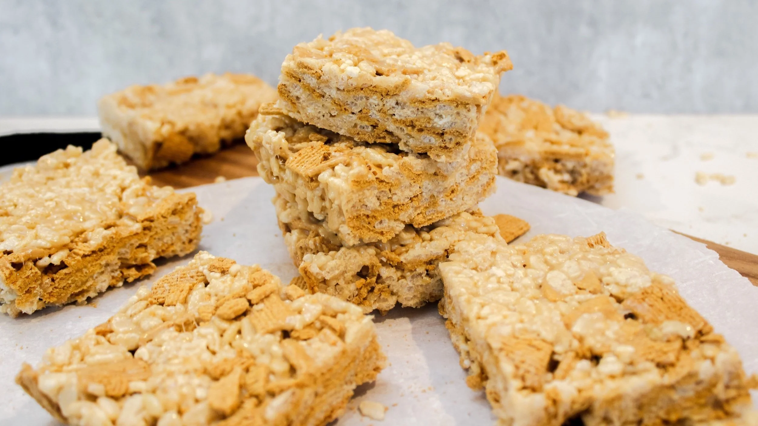 Brown Butter Golden Graham Rice Krispies — Lauren Twigge Nutrition
