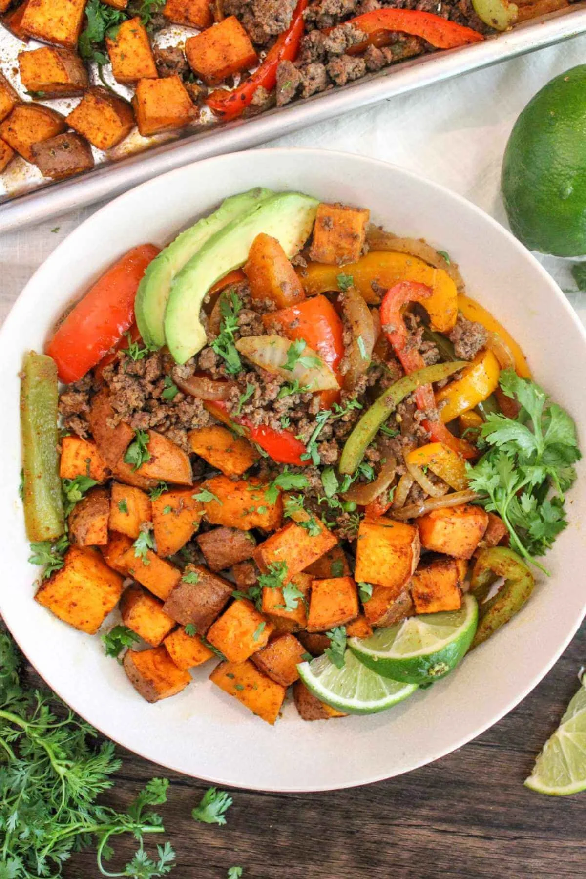 Ground Beef and Sweet Potato Fajita Bowls — Lauren Twigge Nutrition