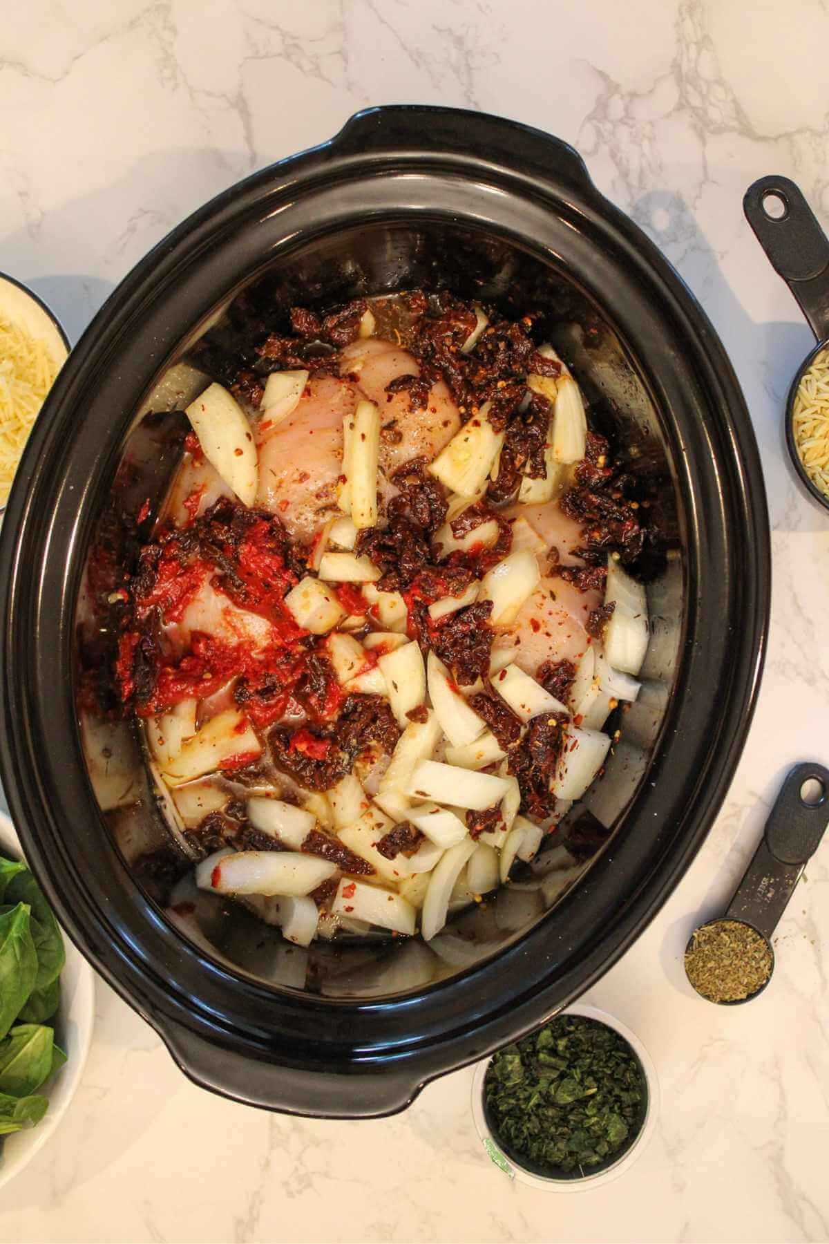 Crockpot Marry Me Chicken Orzo — Lauren Twigge Nutrition