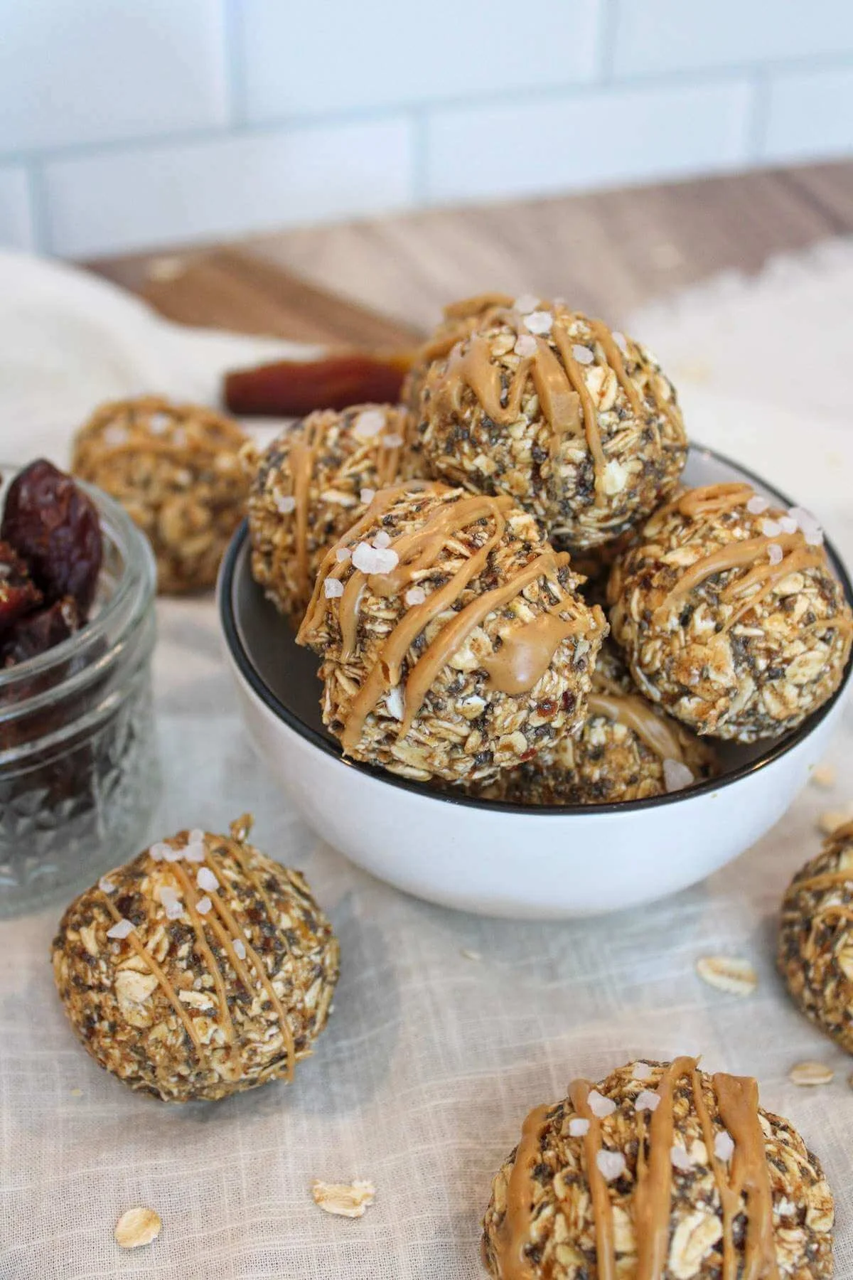 Salted Caramel Medjool Date Protein Balls — Lauren Twigge Nutrition