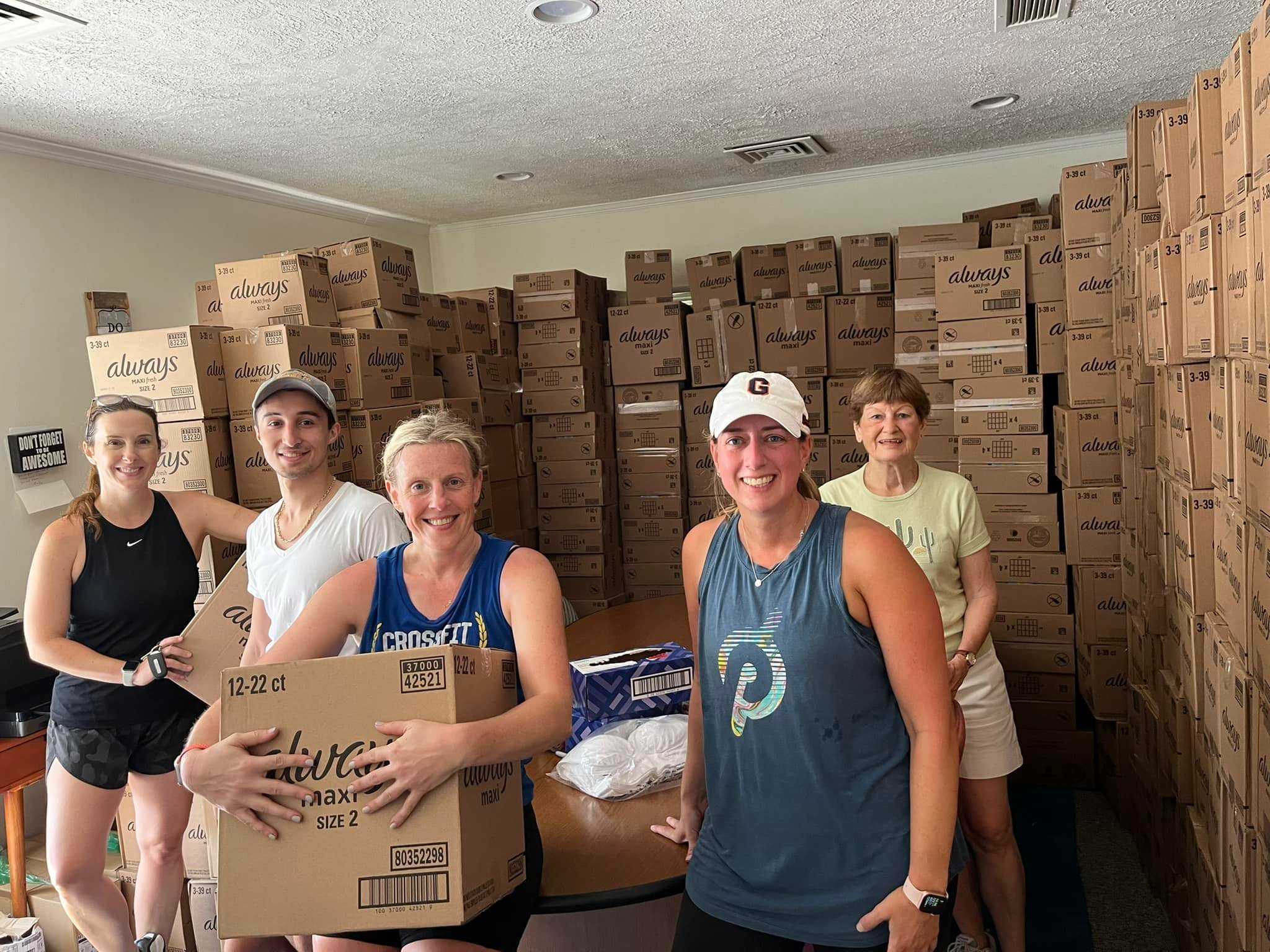 Volunteer — Bringing Resources to Aid Womens' Shelters