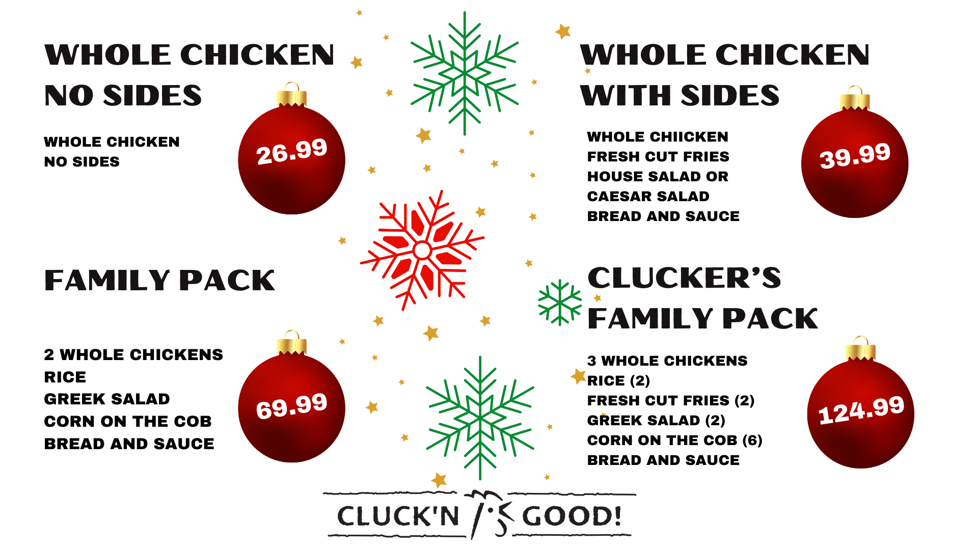 Menu — Clucker's Wood Oven