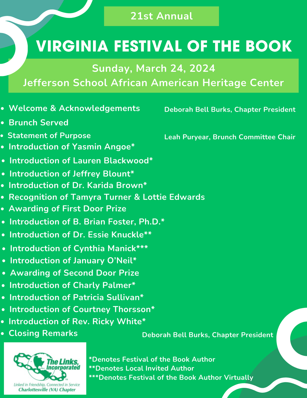 Events — Welcome to the Charlottesville (VA) Chapter of the Links ...