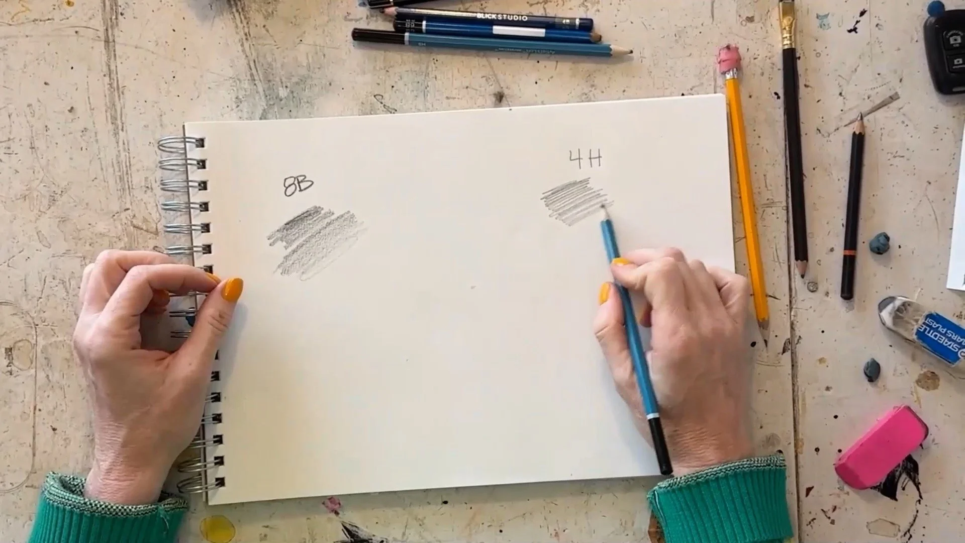 Jo Davis — How To Use Graphite Pencil