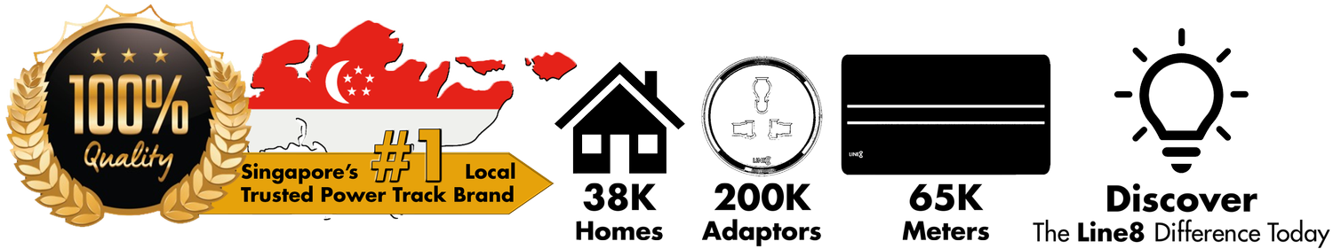 Line8 - Premium Power Tracks - Made in Singapore