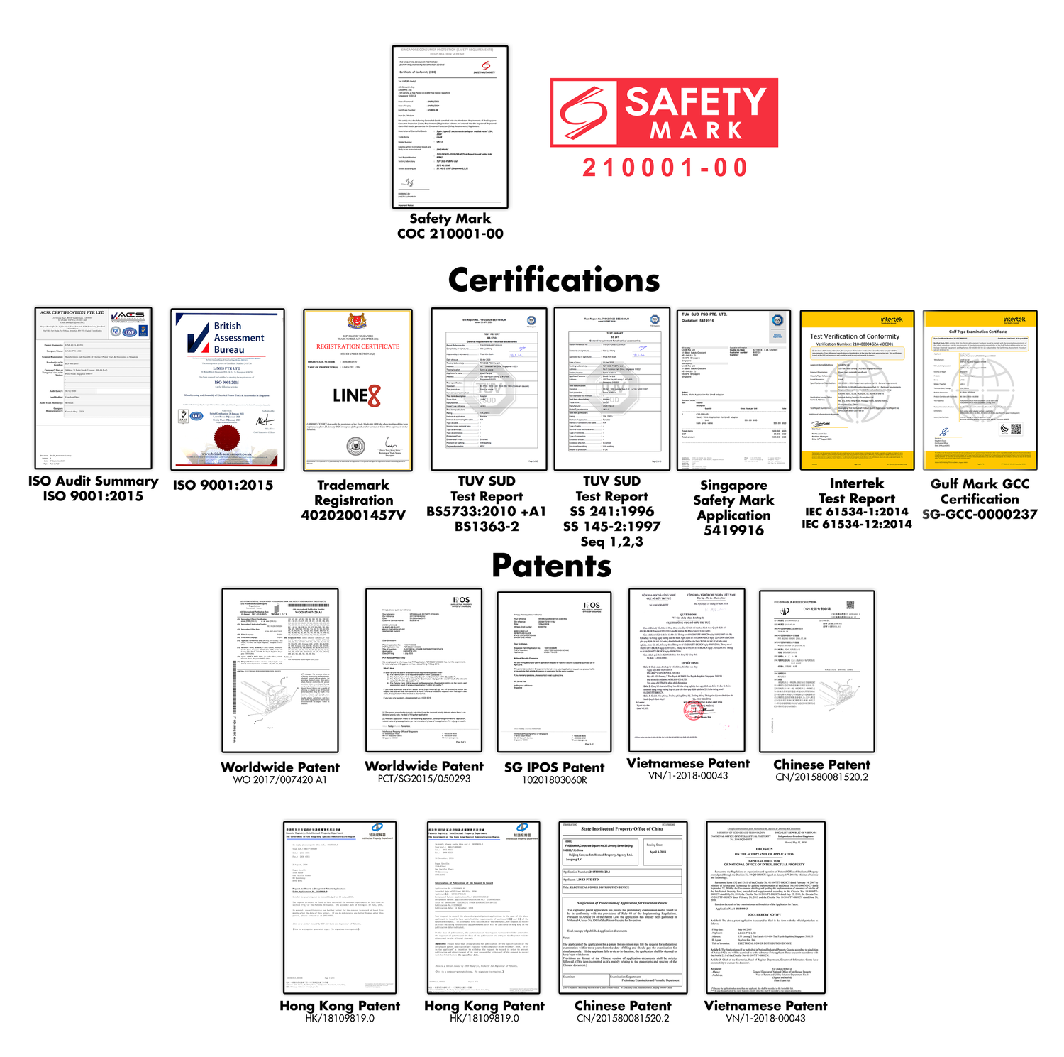 Line8 - Premium Power Tracks - Made in Singapore