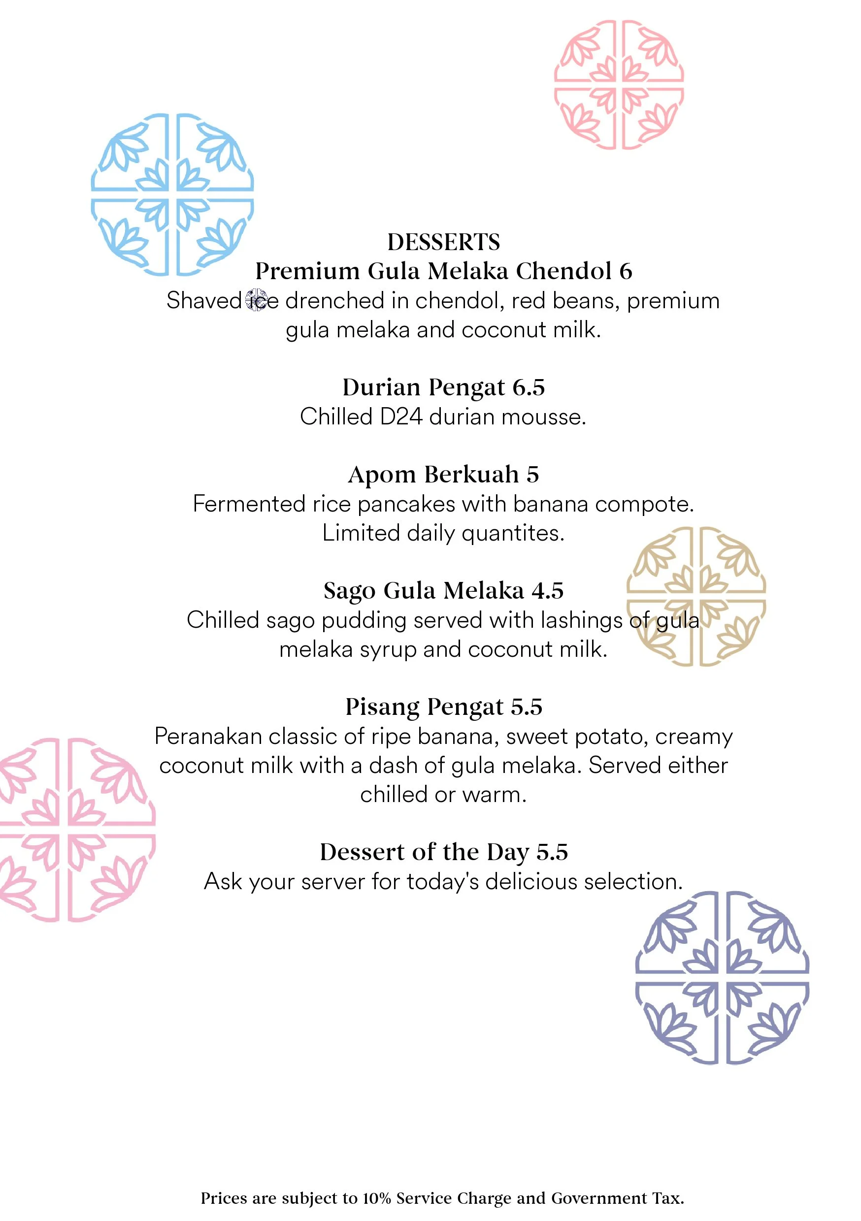 Menu — PeraMakan Restaurant