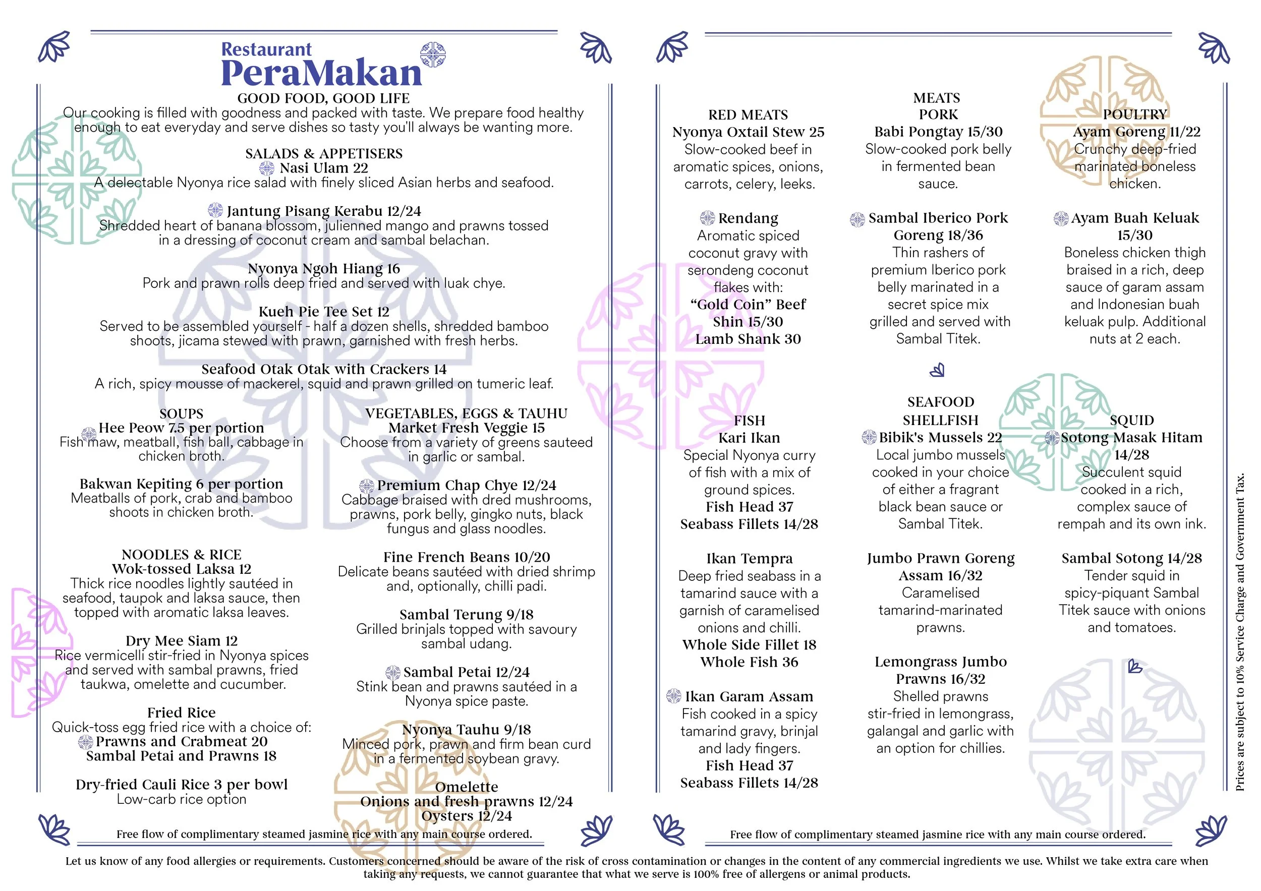 Menu — PeraMakan Restaurant