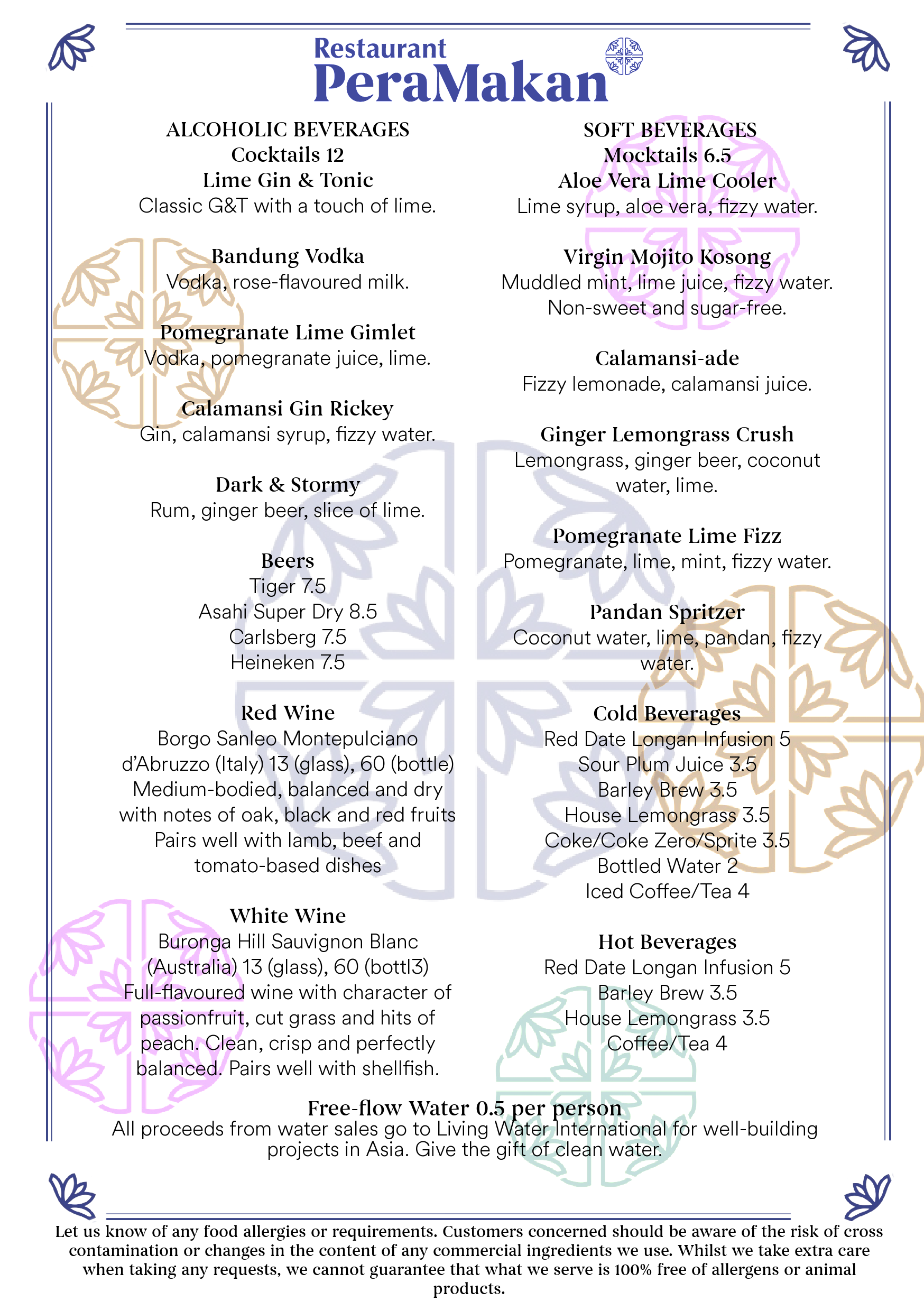 Menu — PeraMakan Restaurant