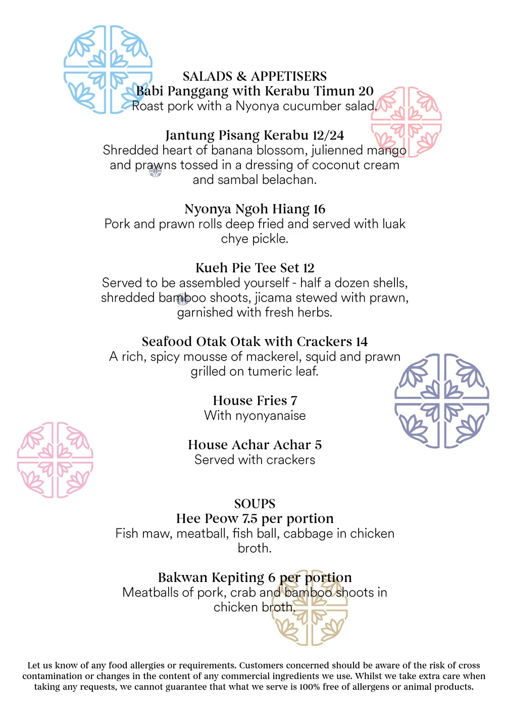 Menu — PeraMakan Restaurant