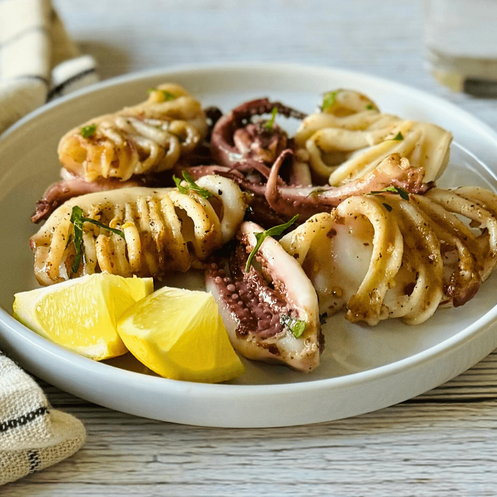 Easy, Healthy, and Delicious Grilled Calamari | For Two Servings — duo ...