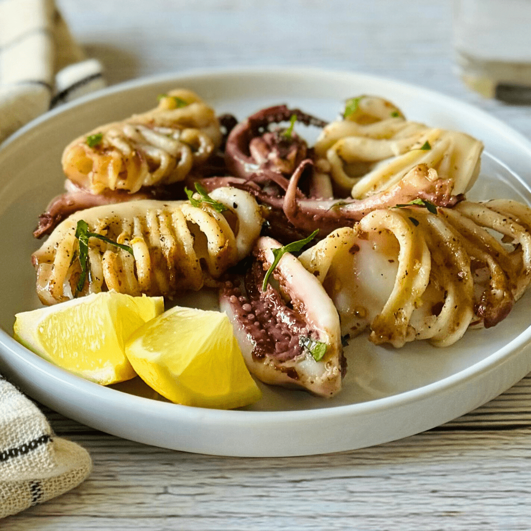 Easy, Healthy, and Delicious Grilled Calamari | For Two Servings — duo ...