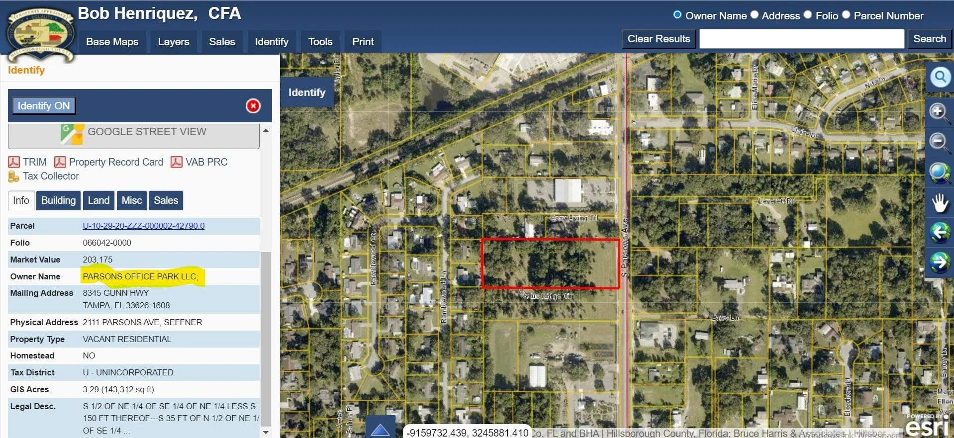 New Seffner Office Park — Bokors Corner