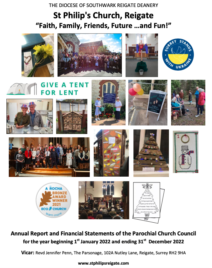 Annual Reports — St Philip's Reigate