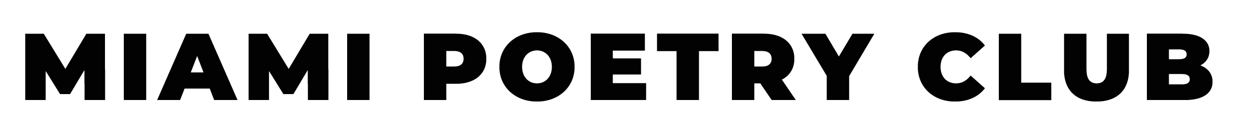 Miami Poetry Club | Join Miami's Poets Today