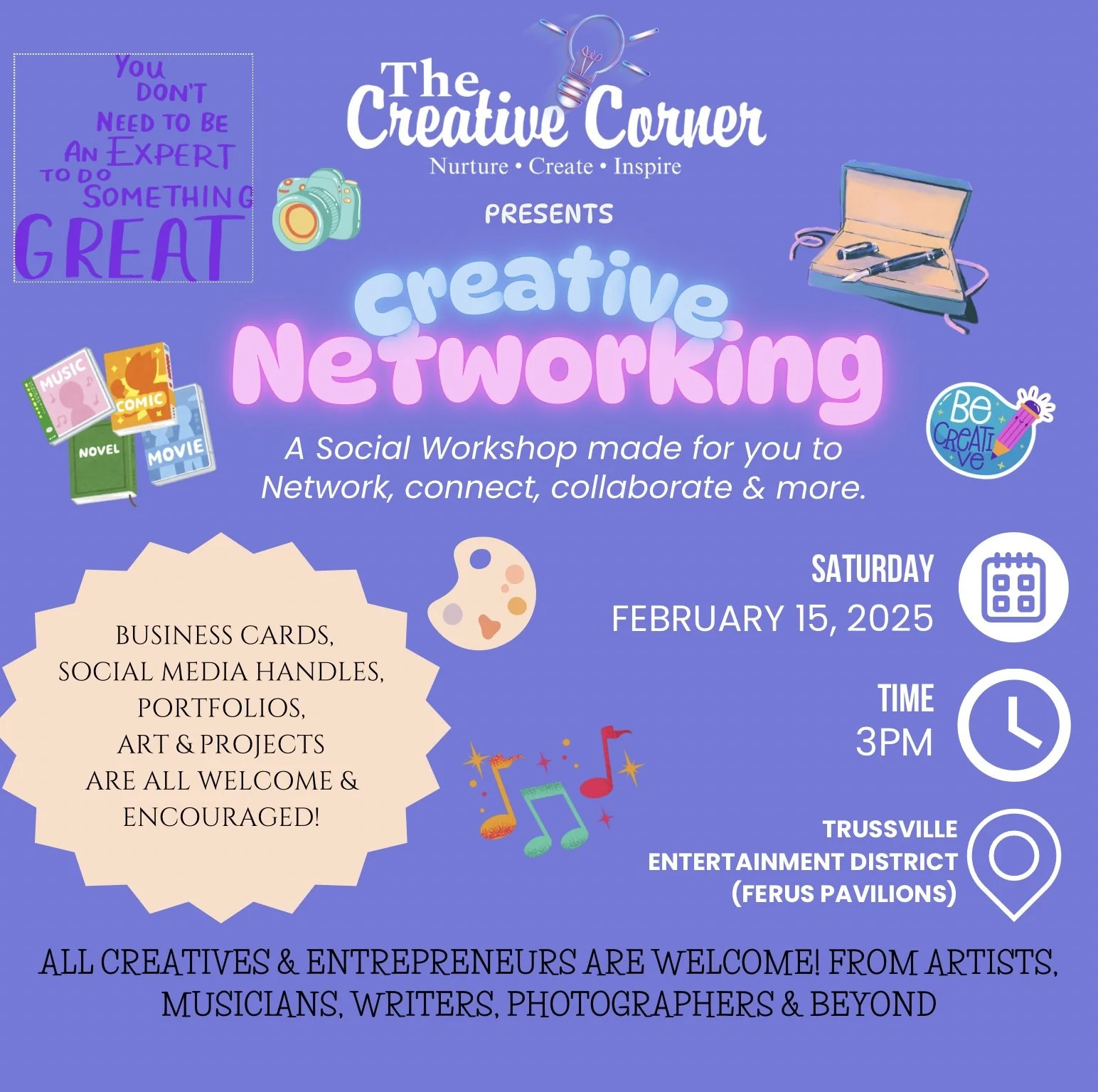 (FREE) Creative Networking 02/15/25 — Aesthetic Portraits