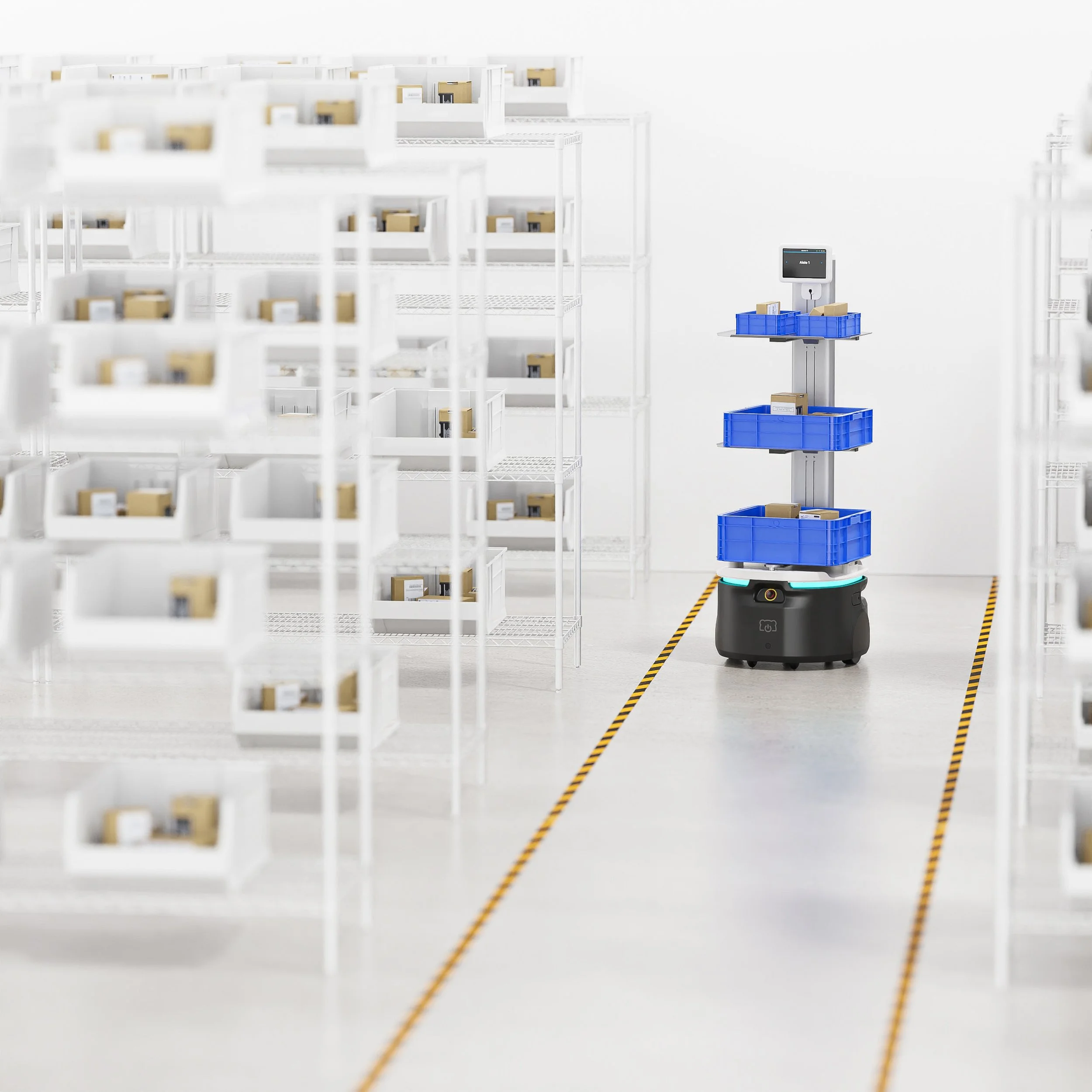 Carti 100: 물류 자동화를 위한 고급 AMR - Bear Robotics