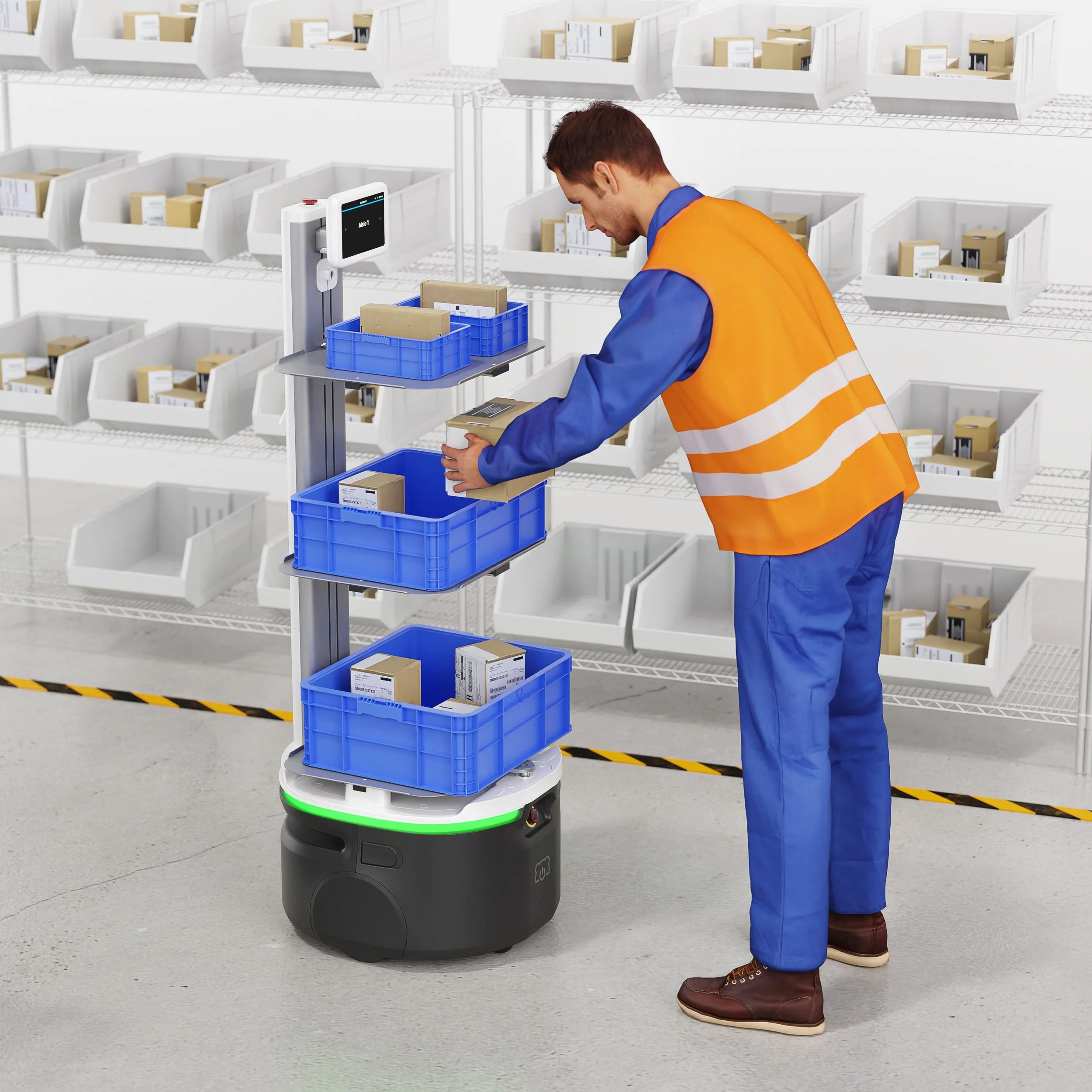 Carti 100: Advanced AMR for Logistics Automation — Bear Robotics