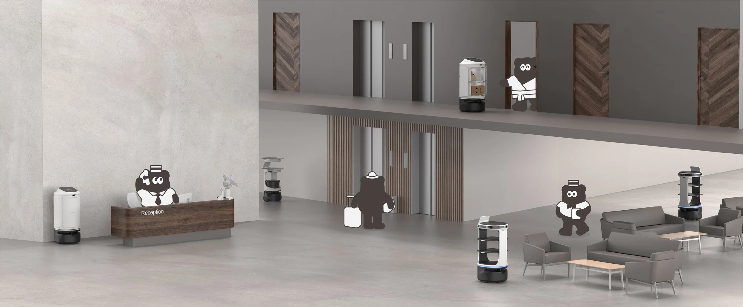 AI Robots for Hotel Logistics & Guest Delivery — Bear Robotics