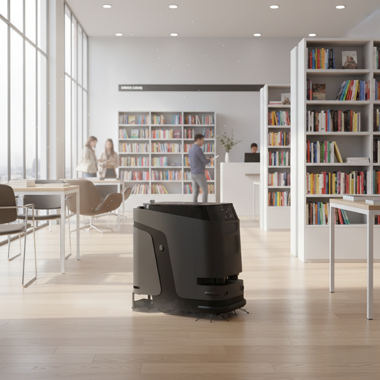 Commercial floor cleaning robots: Servi Clean and Servi Clean Max ...