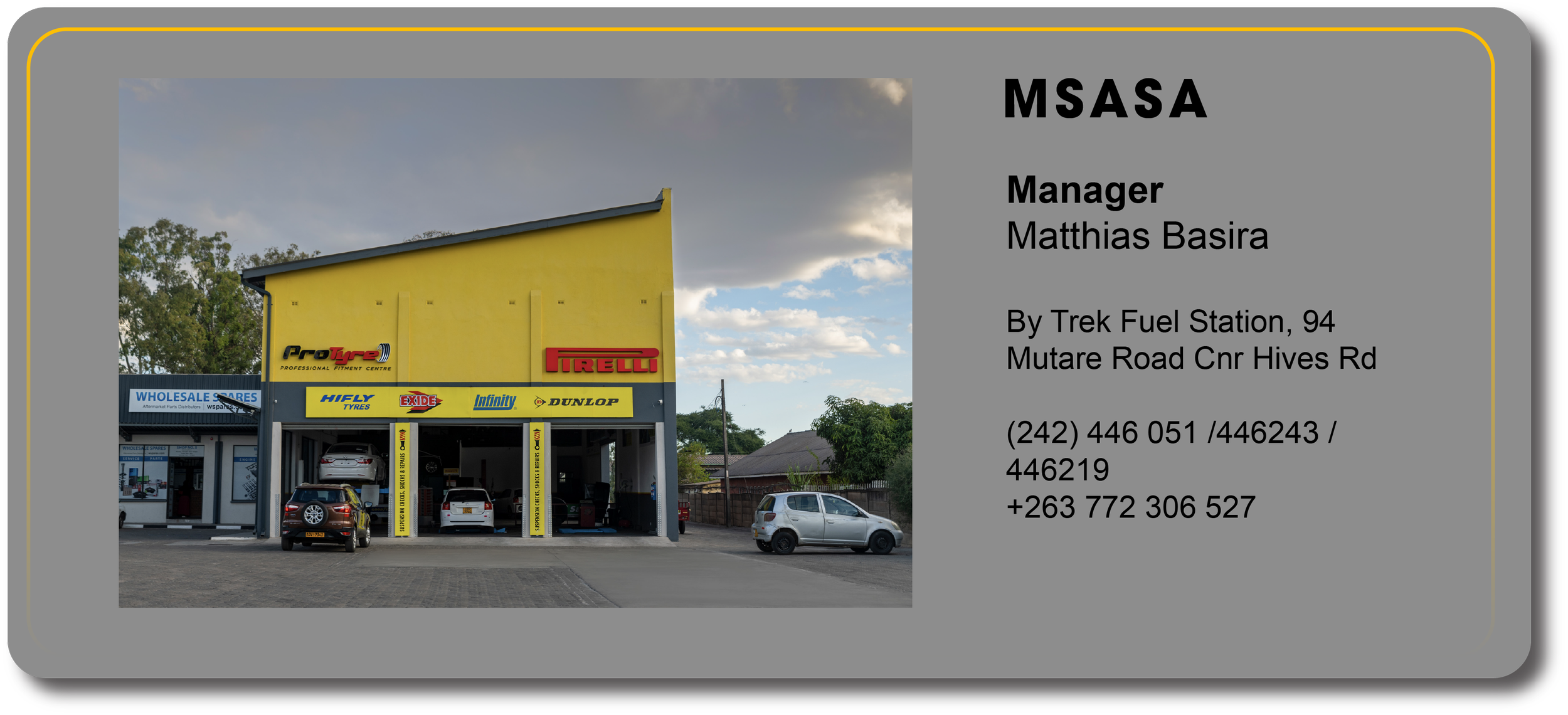 Branches — Protyre Zimbabwe