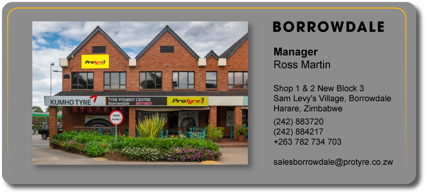 Branches — Protyre Zimbabwe