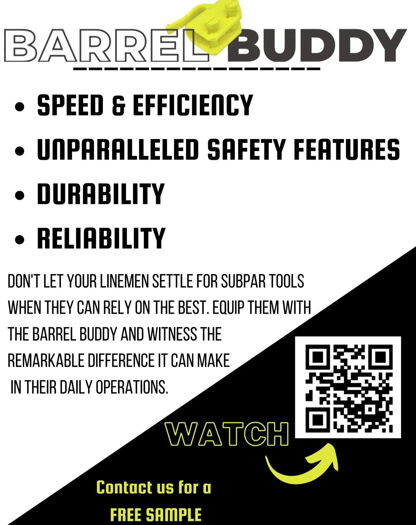 Barrel Buddy safely replace fuses for Lineman — Signet Plastics