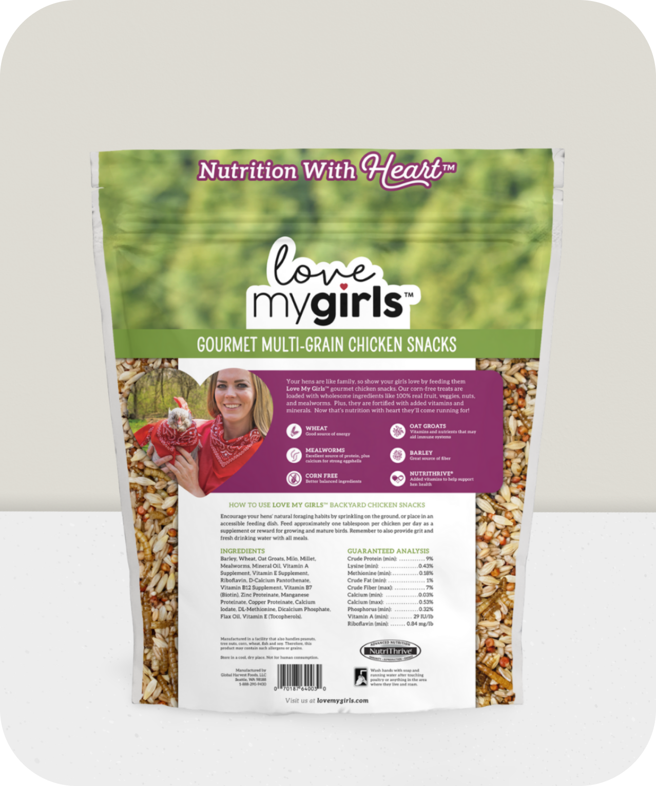 5-Grain & Worms Gourmet Chicken Snacks — Love My Girls™