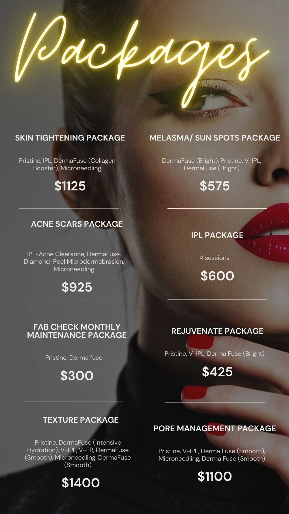 Packages I Cael Revive Spa I Medspa I Medspa in Fountain Valley CA I ...